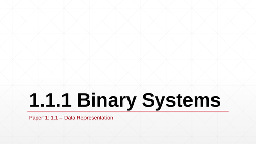 111 Binary Igcse Computer Science Powerpoint Online Quiz And Flashcards Teaching Resources 