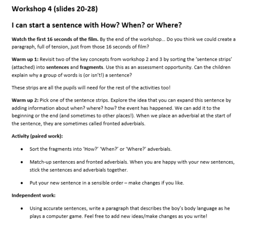 The Present, short film | Teaching Resources