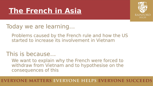 AQA 8145 - The French In Asia (conflict in Asia( | Teaching Resources