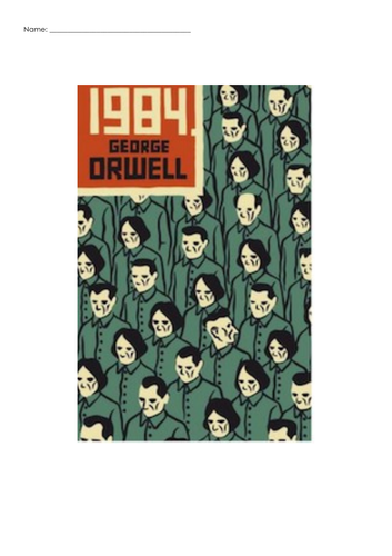 Nineteen Eighty-Four complete work booklets for Cambridge IGCSE | Teaching Resources