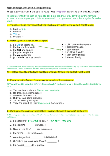 Expo 3 vert resources - Full Module 1 - Ça t’intéresse - Homework ...