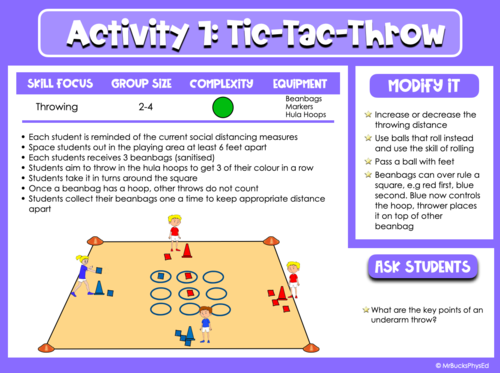 Physical Education - Social Distancing Games 2 | Teaching Resources