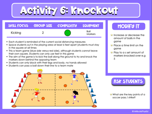 Physical Education - Social Distancing Games 2 | Teaching Resources