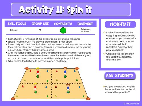 Physical Education - Social Distancing Games 2 | Teaching Resources