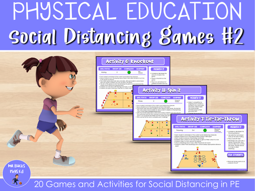 Physical Education - Social Distancing Games 2 | Teaching Resources