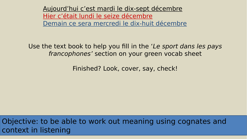 Dynamo 1 Module 3 Le sport dans les pays francophone | Teaching Resources