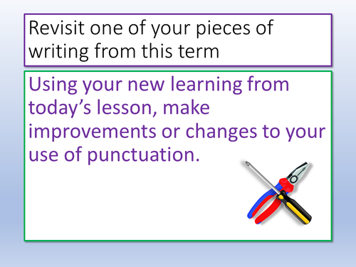 Creative Writing Punctuation | Teaching Resources