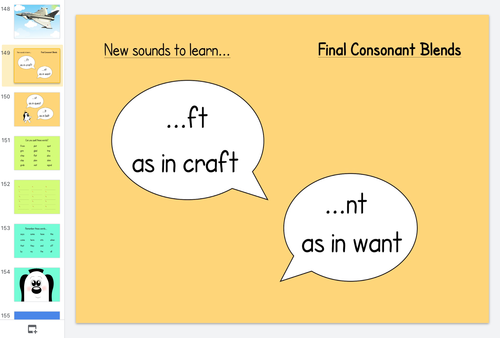 Initial Consonant Blends & Consonant Digraphs: GOOGLE CLASSROOM UNIT (3 ...