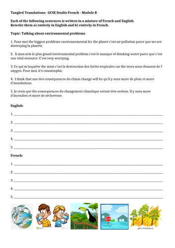 Studio GCSE French Mod 8 Resources Bundle | Teaching Resources