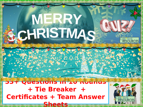 Primary Christmas Quiz | Teaching Resources