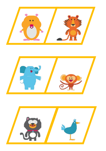 Animal Dominoes Game | Teaching Resources