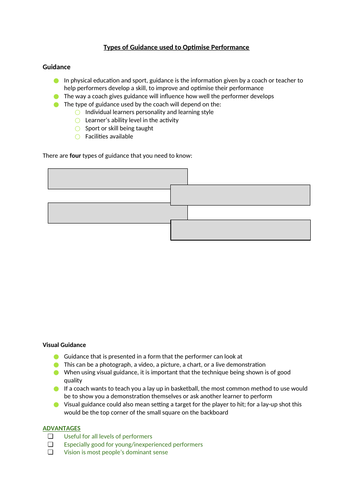 Edexcel GCSE PE - Component 2: Sports Psychology (Lesson Resources ... Edexcel GCSE PE - Component 2: Sports Psychology (Lesson Resources ...