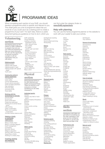 DofE Bronze, Silver, Gold Training e DofE (Week 5) Duke of Edinburgh ...