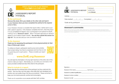 DofE Bronze, Silver, Gold Training eDofE UPLOADING EVIDENCE (Week 6 ...