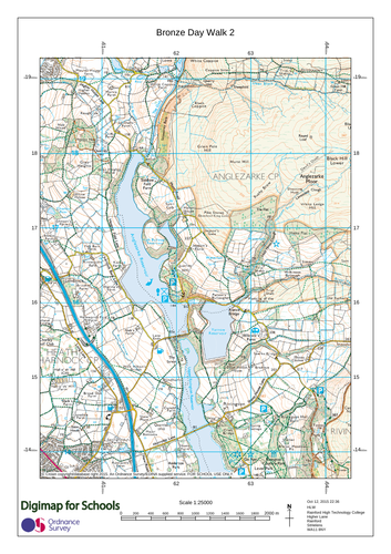 DofE Bronze, Silver, Gold Training Route Cards and a mapped walk (Week ...