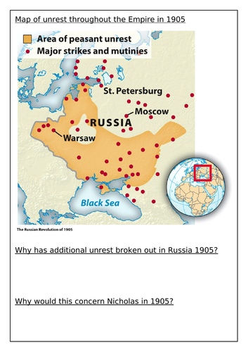 Causes 1905 Revolution | Teaching Resources