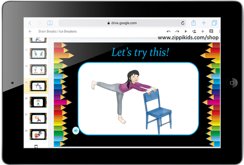 Brain Breaks / Ice Breakers – 80 Google Slides with music | Teaching ...