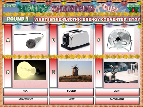 Science KS3 Christmas Quiz | Teaching Resources