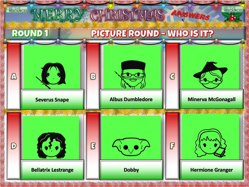 Harry Potter Christmas English KS2 Quiz | Teaching Resources