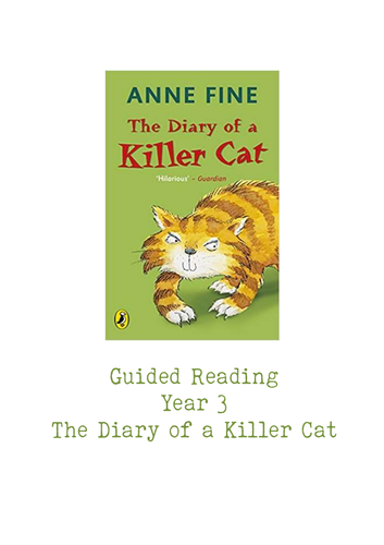 Diary of a Killer Cat Guided Reading Pack | Teaching Resources
