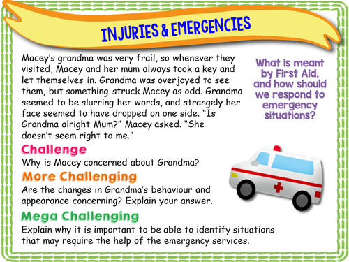 First Aid Primary PSHE | Teaching Resources
