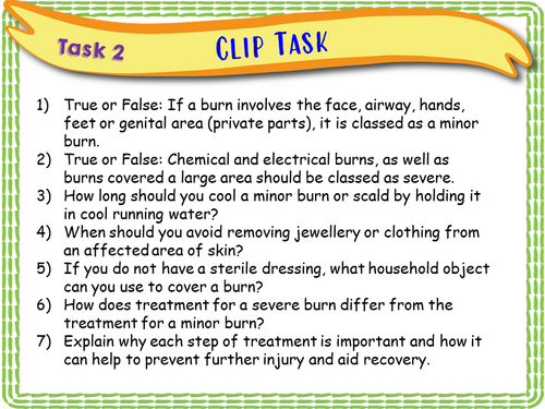 First Aid Primary PSHE | Teaching Resources