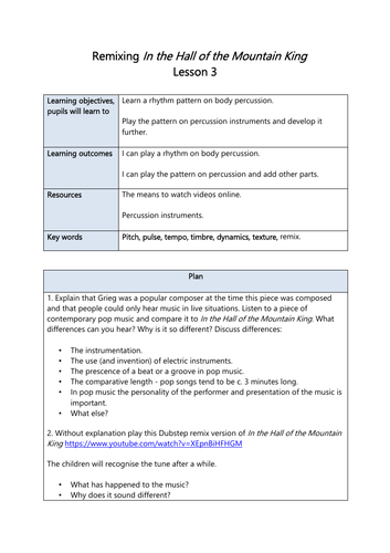 Remixing classical music, 5 lessons, KS2 | Teaching Resources