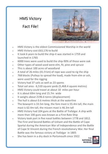 HMS Victory Resource Pack | Teaching Resources