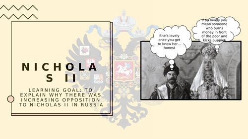 Opposition to Tsar Nicholas II | Teaching Resources