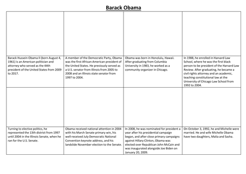 Barack Obama Activity Bundle | Teaching Resources