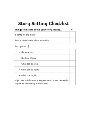 The Storm Whale: Setting Description Resources | Teaching Resources