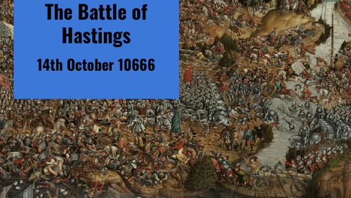 The battle of Hastings (14th Oct)teaching slides/worksheet. | Teaching ...