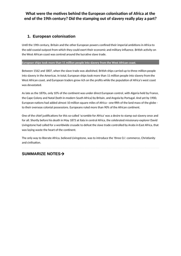 Complete Unit : Imperialism | Teaching Resources