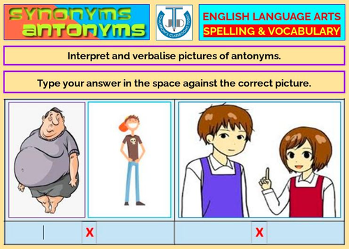 SYNONYMS AND ANTONYMS: 37 BOOM CARDS | Teaching Resources