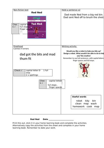 RWInc Purple story books - activity sheets | Teaching Resources