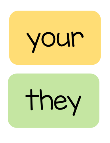 Year 1 and Year 2 (KS1) Common Exception Words Flashcards | Teaching ...