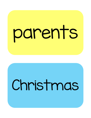Year 1 and Year 2 (KS1) Common Exception Words Flashcards | Teaching ...