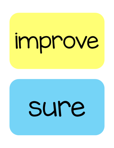 Year 1 and Year 2 (KS1) Common Exception Words Flashcards | Teaching ...