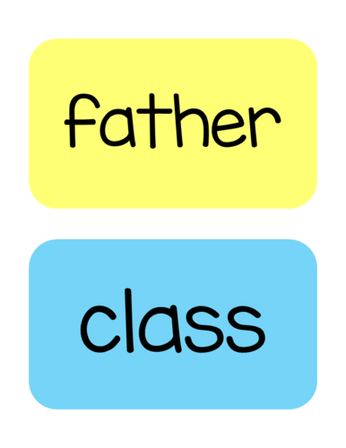 Year 1 and Year 2 (KS1) Common Exception Words Flashcards | Teaching ...