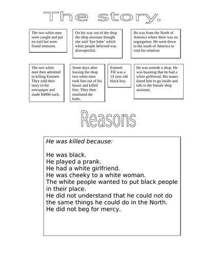 Emmett Till | Teaching Resources