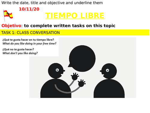 TIEMPO LIBRE BUNDLE | Teaching Resources