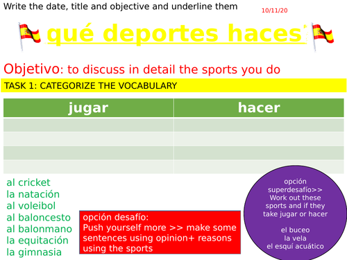 TIEMPO LIBRE BUNDLE | Teaching Resources