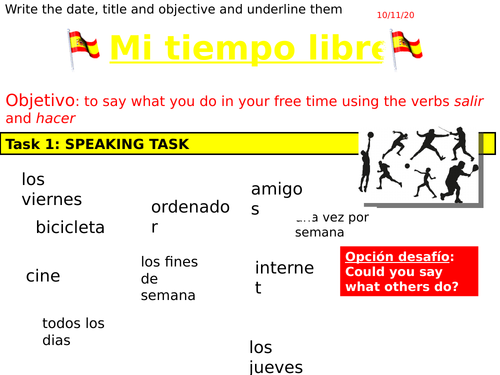 TIEMPO LIBRE BUNDLE | Teaching Resources