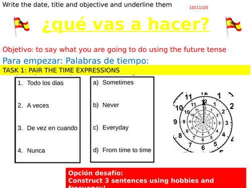 TIEMPO LIBRE BUNDLE | Teaching Resources