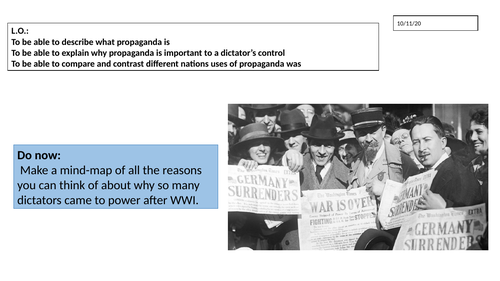 Rise of the Dictators Unit | Teaching Resources