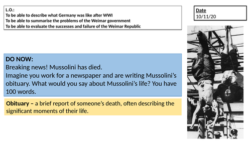 Rise of the Dictators Unit | Teaching Resources