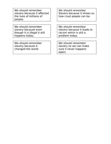 Slavery unit | Teaching Resources