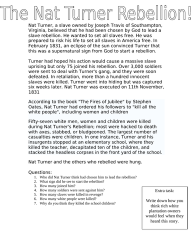 Slavery unit | Teaching Resources