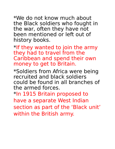 Black History military based | Teaching Resources