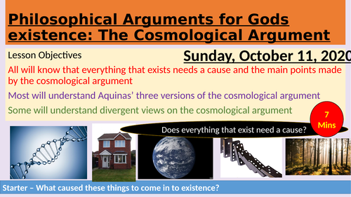 3.1.6 Cosmological Argument | Teaching Resources